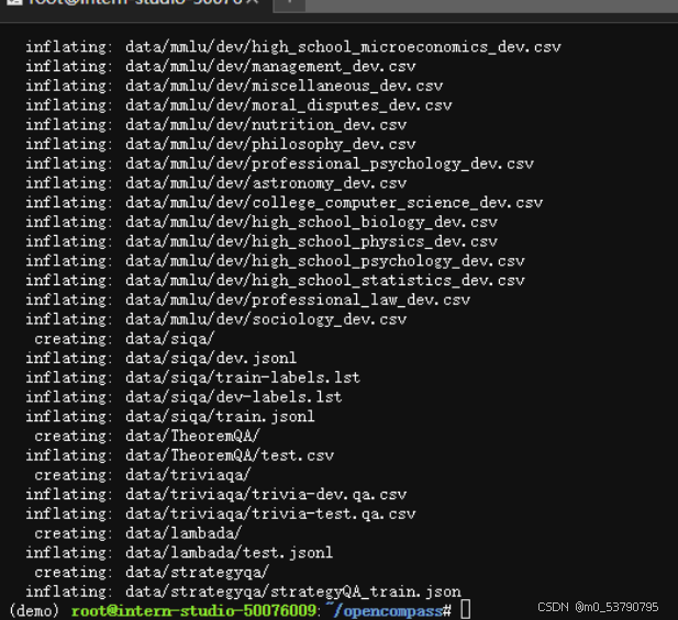 OpenCompass 评测 InternLM-1.8B 实践-CSDN博客