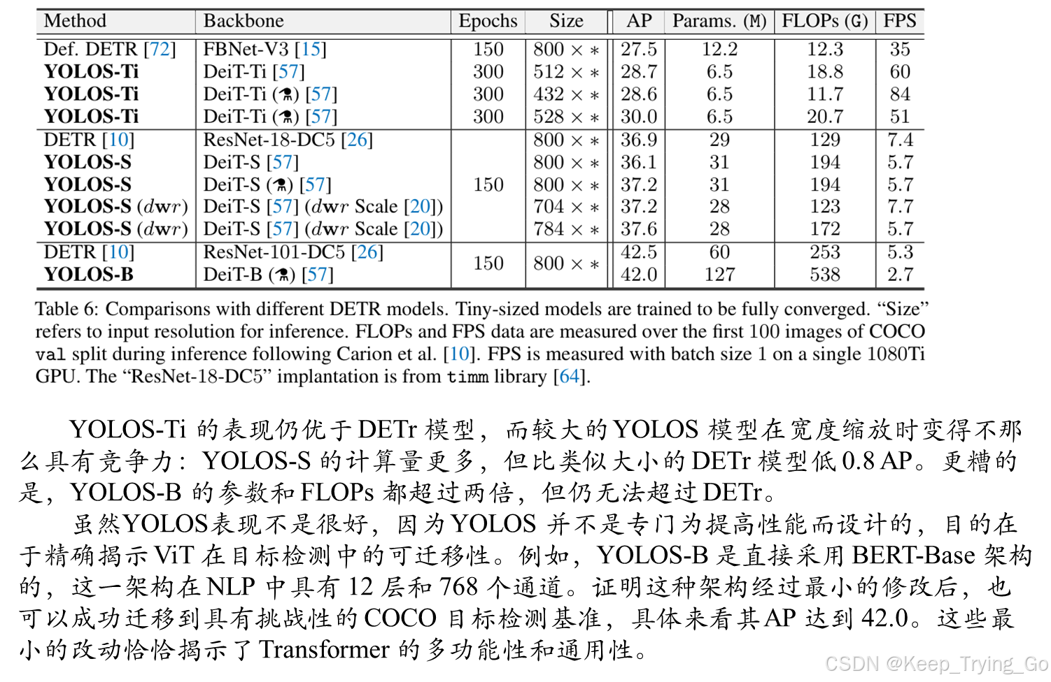 论文You Only Look at One Sequence: Rethinking Transformer in Vision through Object Detection详解-CSDN博客