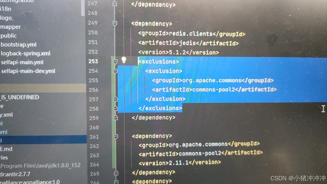 NoSuchMethodError:redis.clients.jedis.jedisPoolconfig.setMinEvictableTime(Ljava/time/Duration；)V ...