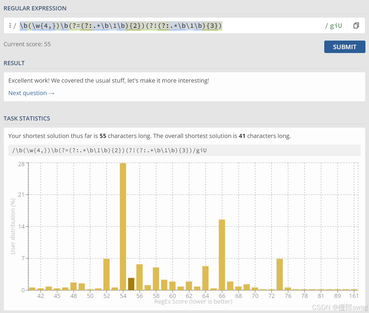 regex101网站Regex Quiz练习答案及笔记分享_regex101答案-CSDN博客