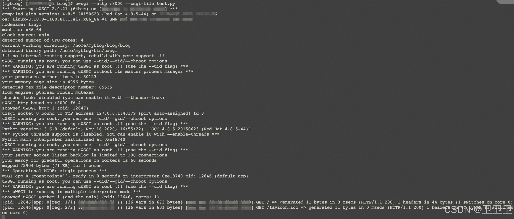 使用Nginx+uWSGI部署Django项目_django nginx-CSDN博客