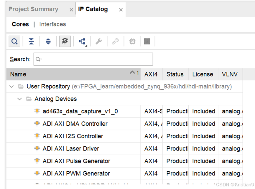 构建ADI官方HDL工程及IP核库的编译并添加到vivado_adi-hdl-CSDN博客