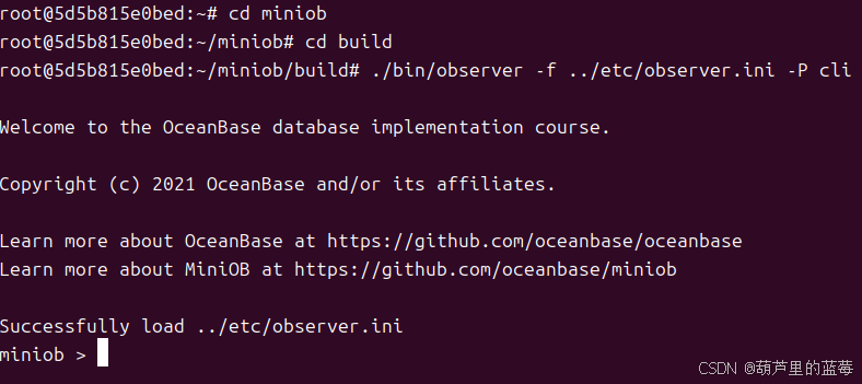 ubuntu搭建docker以运行miniob及通过vscode实现drop table_miniob drop table-CSDN博客