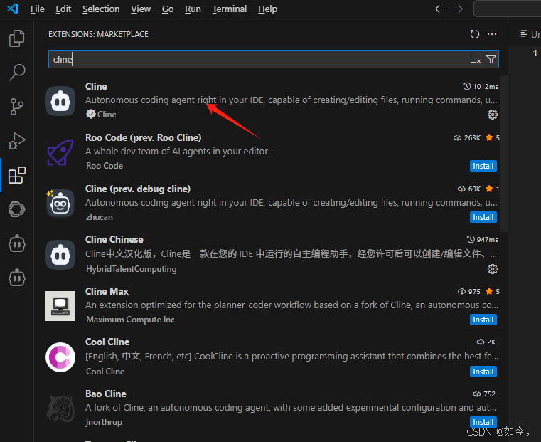 如何在Vscode中接入本地部署的Deepseek，进行AI编程_vscode cline 本地模型-CSDN博客