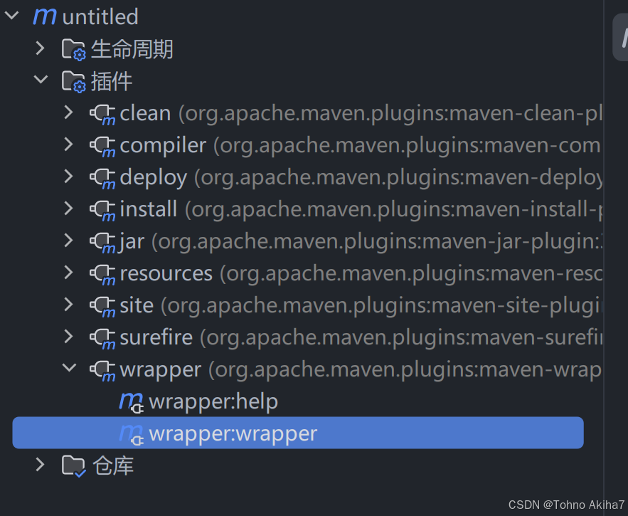 在idea中使用maven包装器 Csdn博客