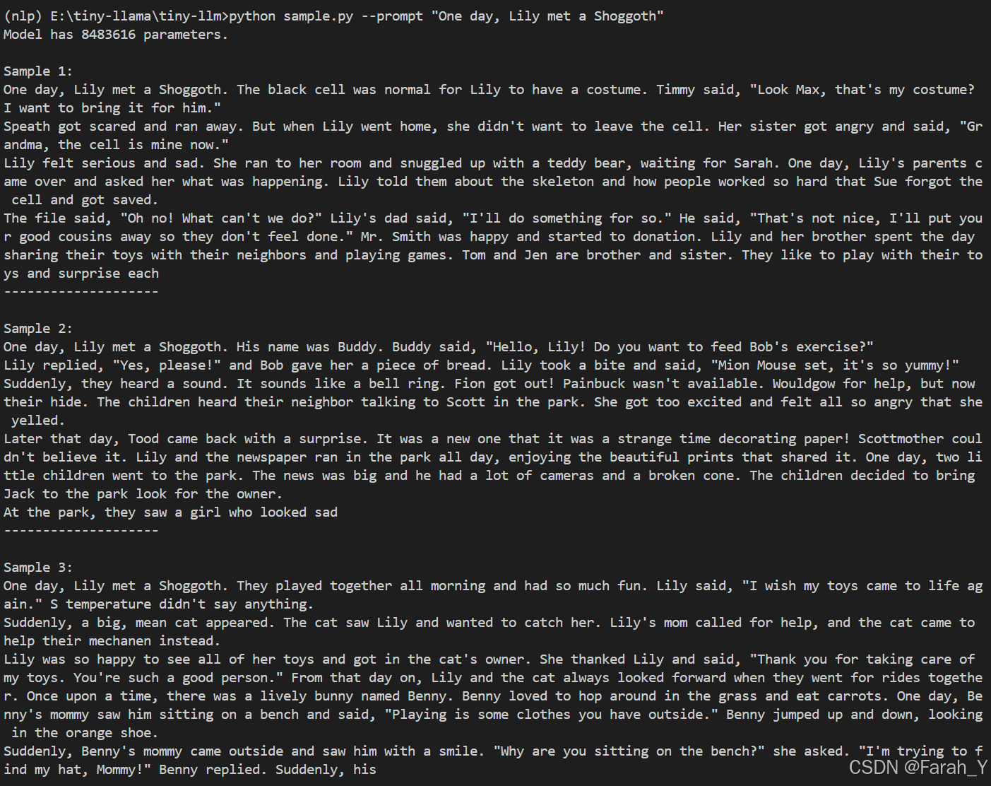 【tiny-universe】实现一个llm并使用tiny-stories数据集训练_tinystories数据集-CSDN博客