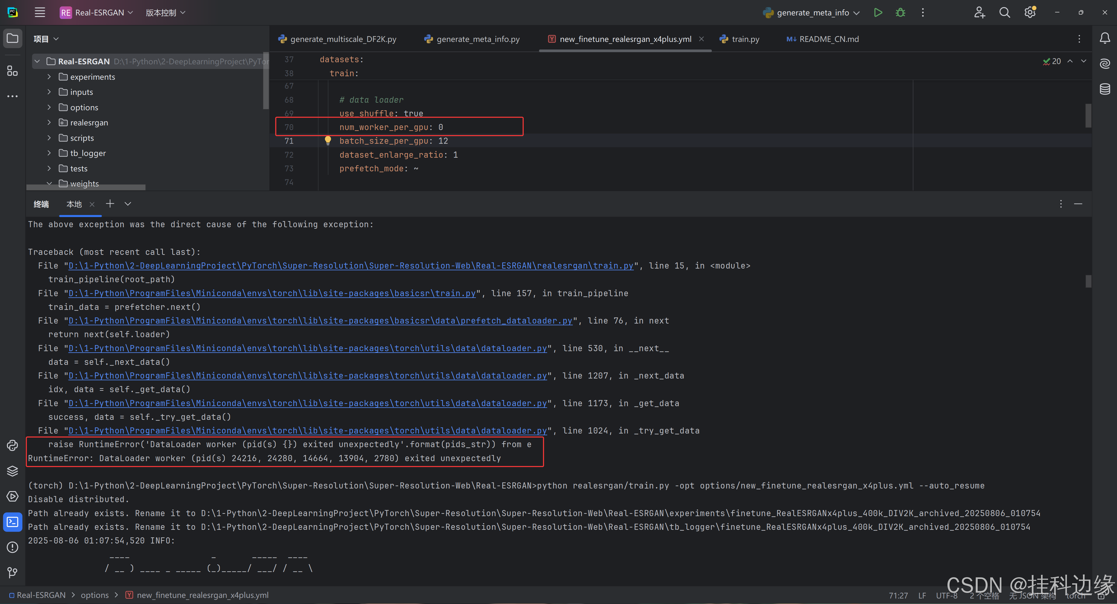 手把手教你使用Real-ESRGAN图片超分辨率重建训练和推理，含完整代码和数据集，全网最详细教程-CSDN博客