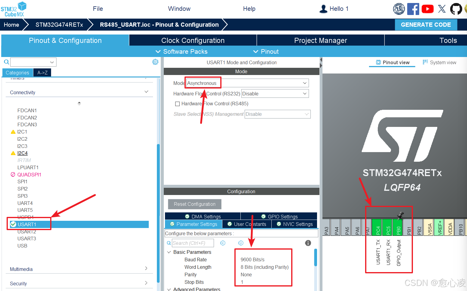 STM32单片机+RS485半双工通信+全+STM32CubeMax的HAL库-CSDN博客