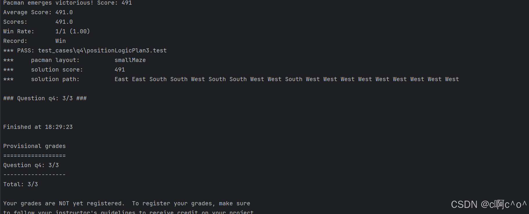 CS188项目 逻辑与经典规划_project 3: logic and classical planning cs188-CSDN博客