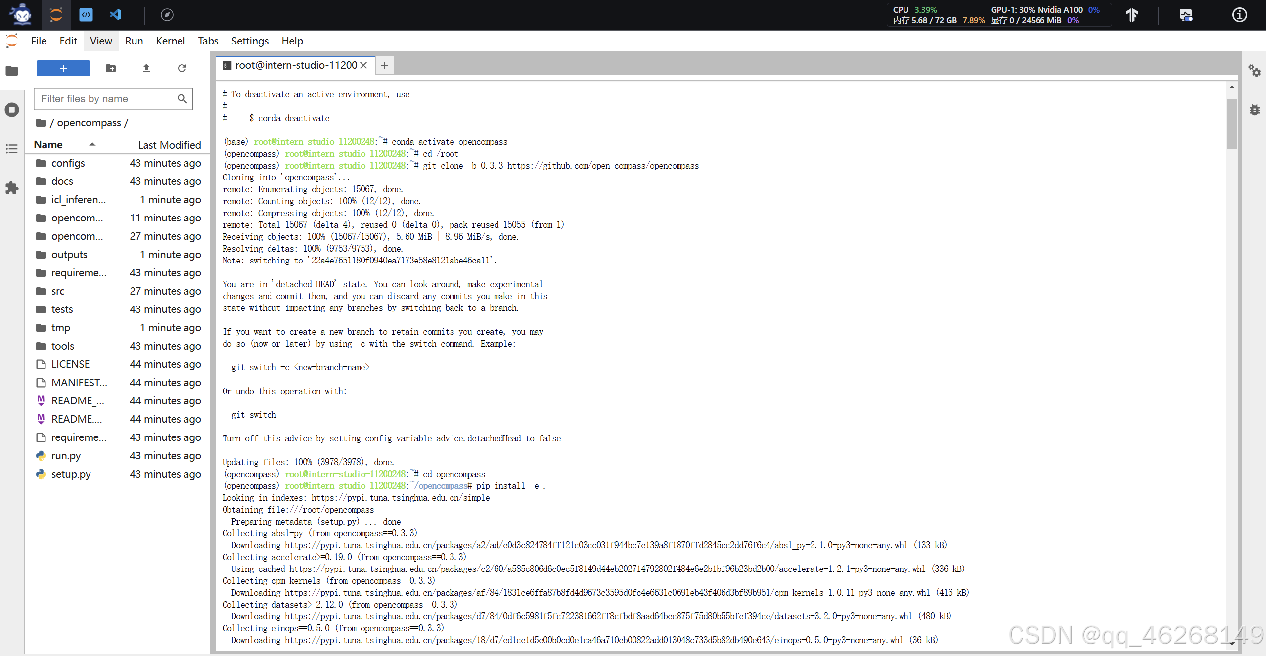书生大模型：L1G6000 OpenCompass 评测书生大模型实践-CSDN博客