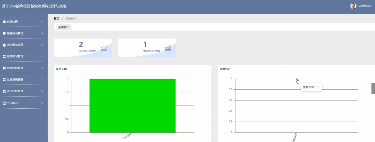 基于数据可视化springbootvue的高校智慧党建管理信息系统设计和实现源码论文部署讲解等 Csdn博客