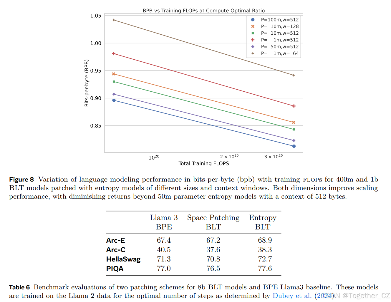 Byte Latent Transformer: Patches Scale BetterThan Tokens——字节潜在Transformer：补丁比令牌更高效_byte latent ...