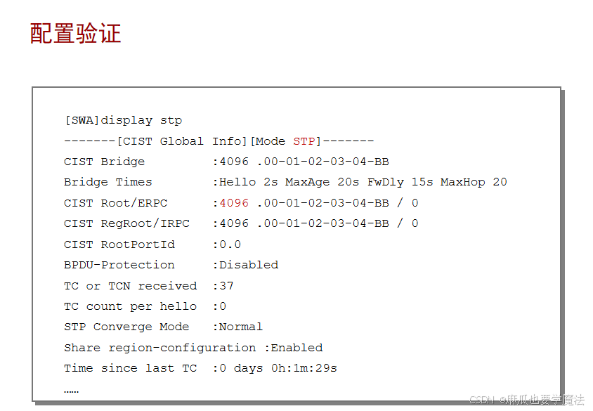 STP原理与配置-CSDN博客