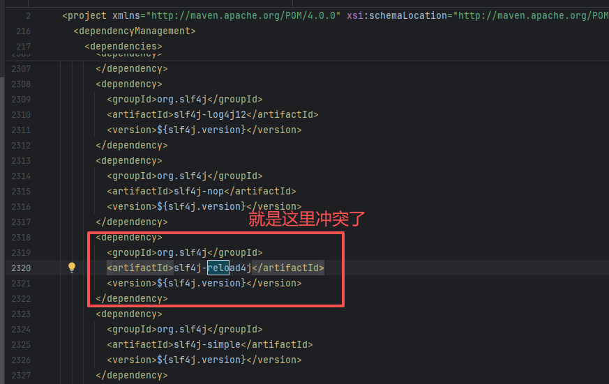Spring boot项目启动报错：SLF4J: Class path contains multiple SLF4J providers_class path contains ...