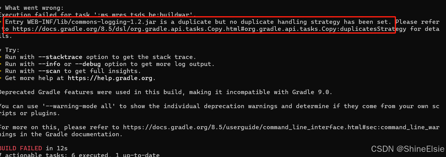 解决build gradle命令报错之xxxx jar is a duplicate but no duplicate handling strategy has been set-CSDN博客