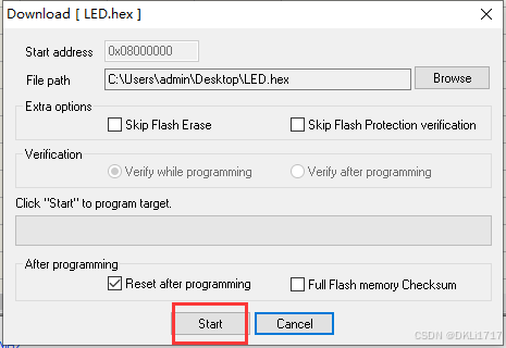 02.02.02.STM32F407ZGT6 快速熟悉篇（使用 STM32 ST-LINK utility：烧录程序 ）_stm32f407zgt6烧录程序-CSDN博客
