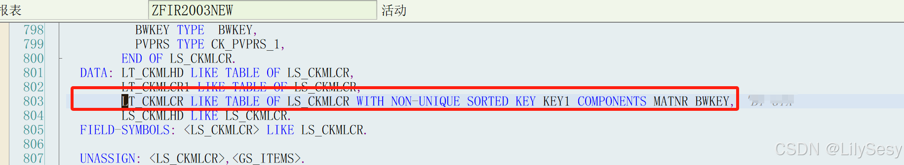 ABAP+程序LOOP WHERE优化记录_abap loop where-CSDN博客