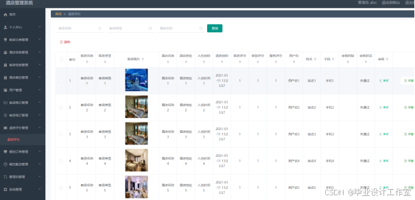 【附源码】酒店管理系统源码数据库毕业论文齐全java开发ssm框架,可做毕业设计酒店管理系统源码附数据库 Csdn博客