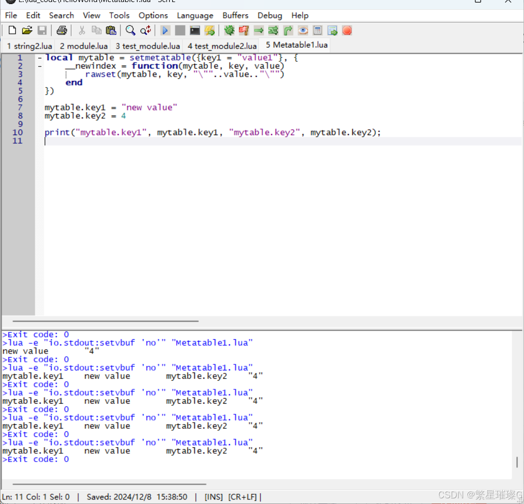 Lua语言入门 - Lua 元表(Metatable) （一）_lua getmetatable-CSDN博客