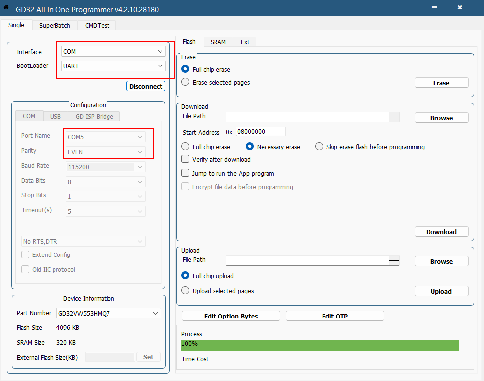 五、基于GD32 Embedded Builder开发GD32VW553（萤火工场 GD32VW553-IOT代码烧录下载）_gd32 embedded 烧录-CSDN博客