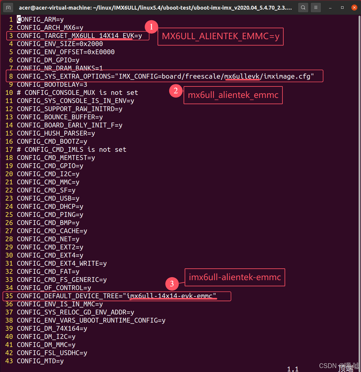 正点原子ALPHA开发板（I、MX6ULL）移植uboot 5.4（一）_正点原子imx6ull u-boot 5.-CSDN博客