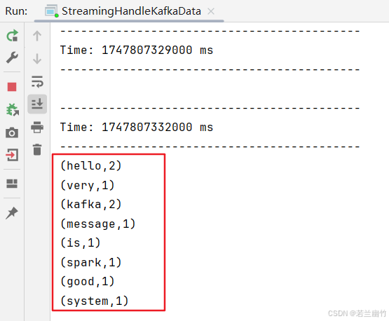 Spark Streaming读取kafka数据源5sparkstreaming获取kafka中数据源 6将数据中的每隔十秒做一个批次 7 Csdn博客