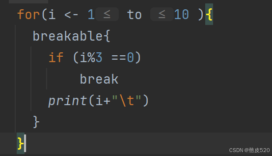 Scala break和continue_scala.util.control.breakcontrol-CSDN博客