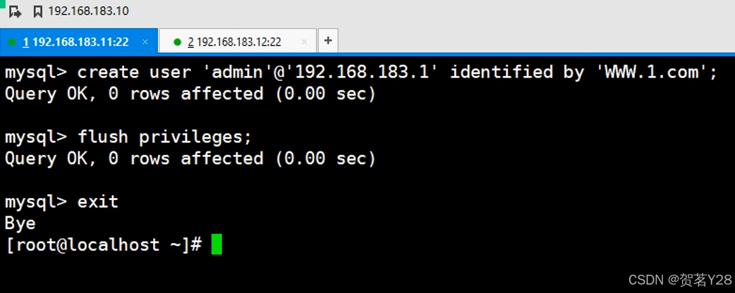 MySQL用户管理操作_mysqladmin-CSDN博客