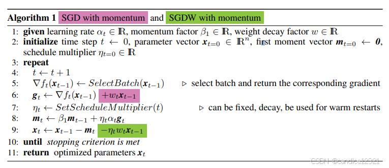 AdamW, SGD和L2正则化以及权重衰减_sgd l2-CSDN博客