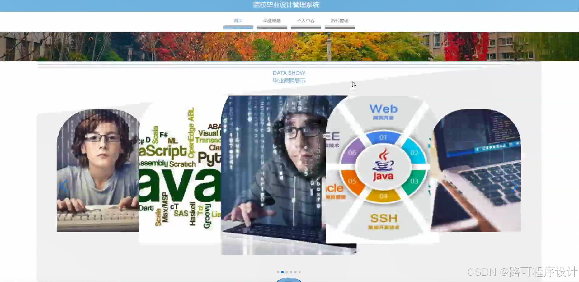 Java计算机毕业设计院校毕业设计管理系统(开题程序论文)java毕设 Csdn博客