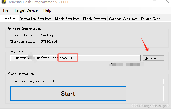 新一代瑞萨RH850系列Renesas Flash Programmer烧录使用说明-CSDN博客