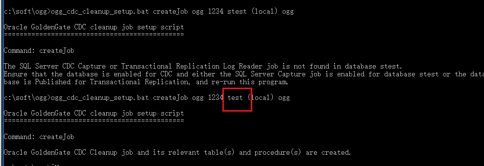 OGG-05300 The Oracle GoldenGate cleanup job and the SQL Server CDC cleanup job both exist on-CSDN博客