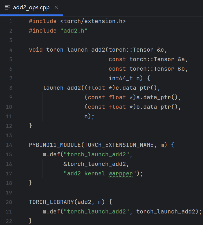 PyTorch实现自定义CUDA算子并调用的方法_pytorch如何调用自定义的cuda算子-CSDN博客