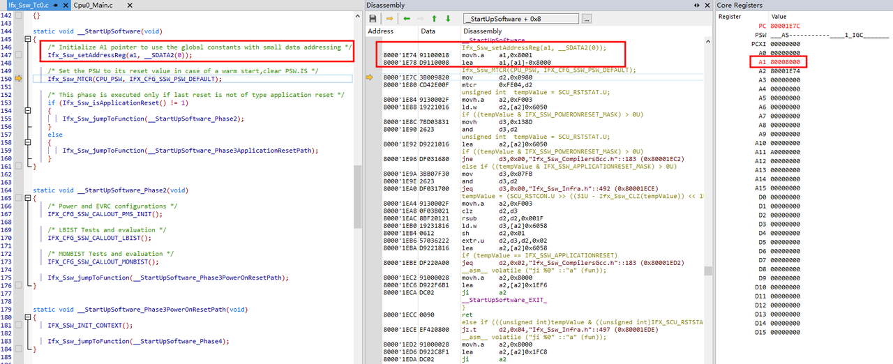 [Example][Basic] - TC3XX 启动流程_tc397 trap向量表-CSDN博客