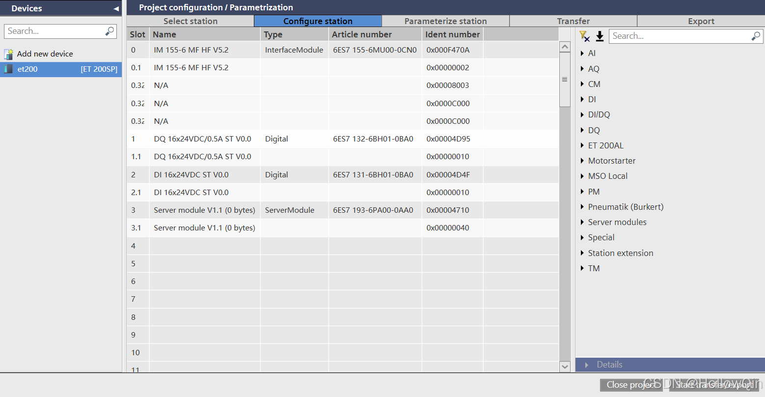 西门子MFCT 配置ET200 SP组态-CSDN博客