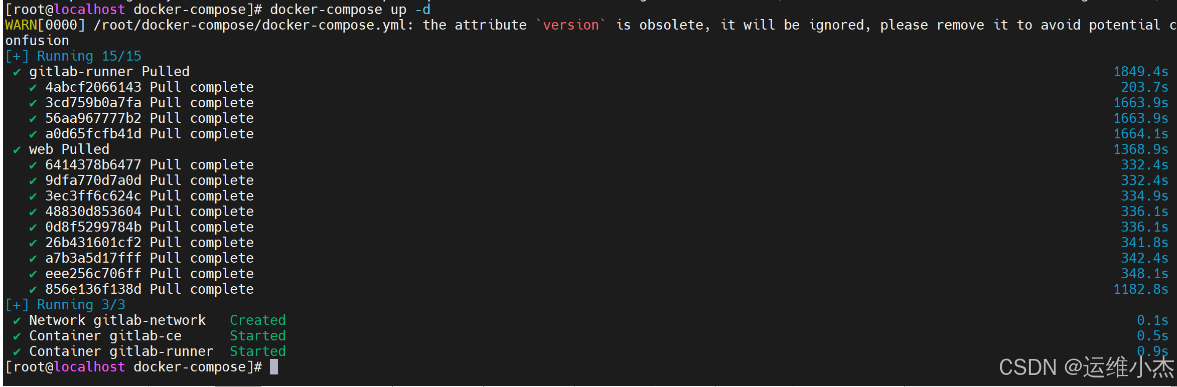 Docker Compose部署GitLab_docker-compose 部署gitlab-CSDN博客