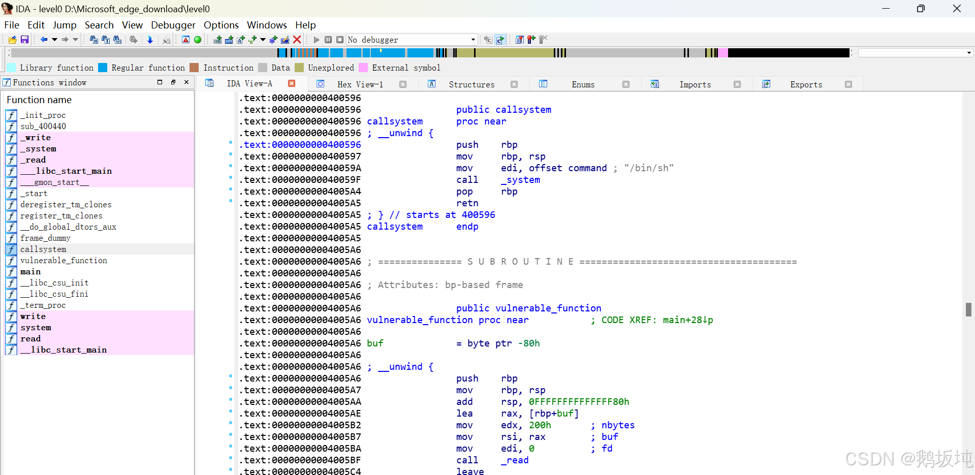 BUUCTF-PWN题详解（pwn1_sctf_2016 1&jarvisoj_level0 1）_buuctf pwn-CSDN博客
