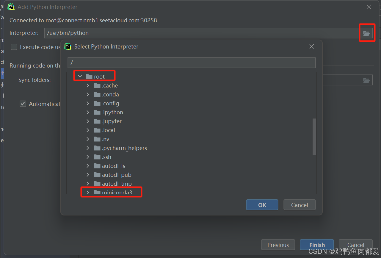 Pycharm与autoDL相连，并运行项目_autodl怎么跑pycharm上的项目-CSDN博客