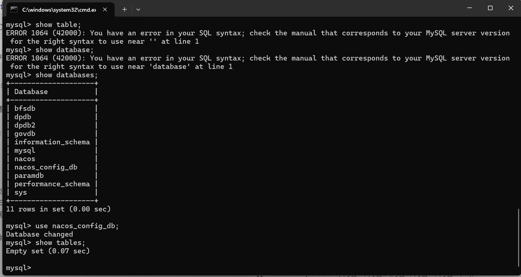 Window系统中mysql的基本命令的使用，超详细哦windows Mysql 命令行 Csdn博客