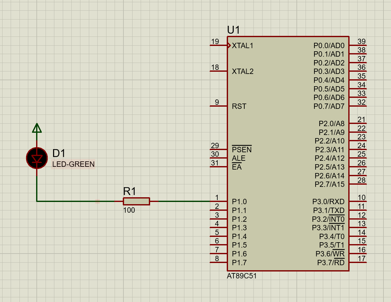 51单片机基础教程（二）:单片机的“Hello World“-Keil+Proteus携手驱动LED_keil与proteus联合点亮led灯-CSDN博客