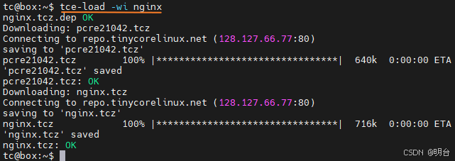 安装Tiny Core Linux 和 部署nginx-CSDN博客