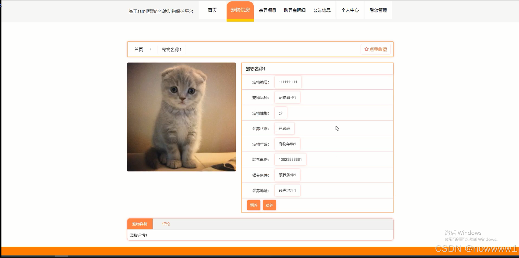 SSM基于框架的流浪动物保护平台68249 系统内容丰富-CSDN博客