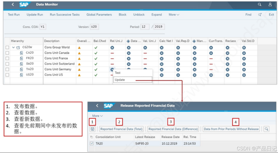 SAP GR（Group Reporting）合并报表内容及功能简介（四）-CSDN博客