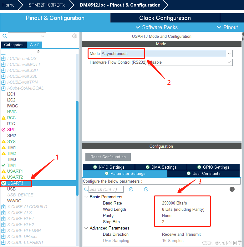 DMX512协议之软件实现（基于stm32f10x）_dmx协议-CSDN博客