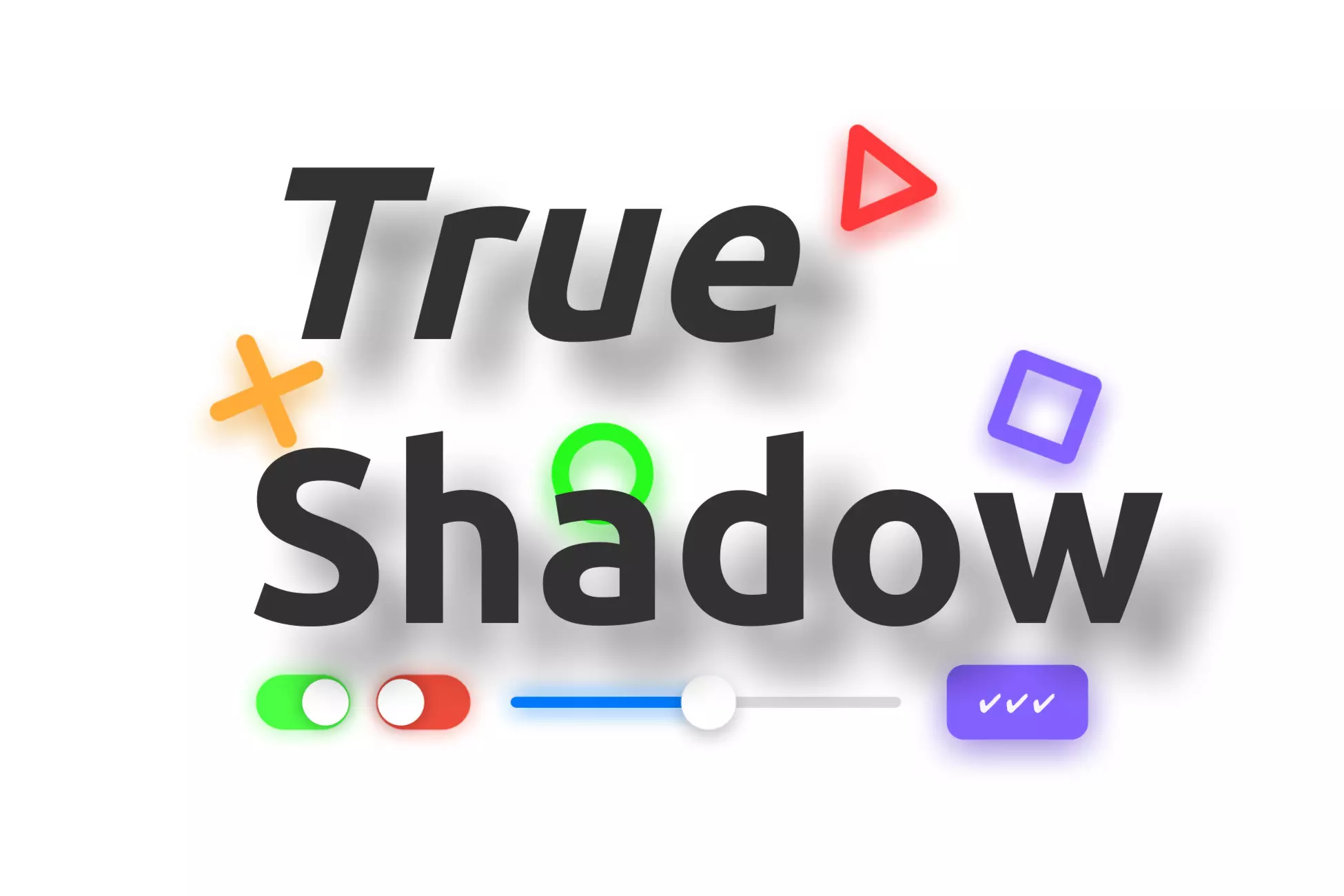 【unity 阴影与发光效果插件】true Shadow 用于为 Ugui 元素(text、image、button 等)添加逼真、平滑、无