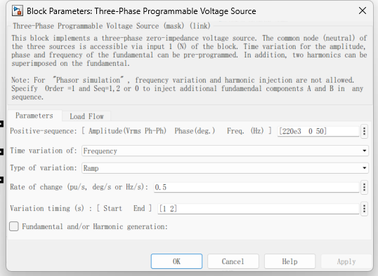 Simulink建模-Three-Phase Programmable Voltage Source 模块-CSDN博客