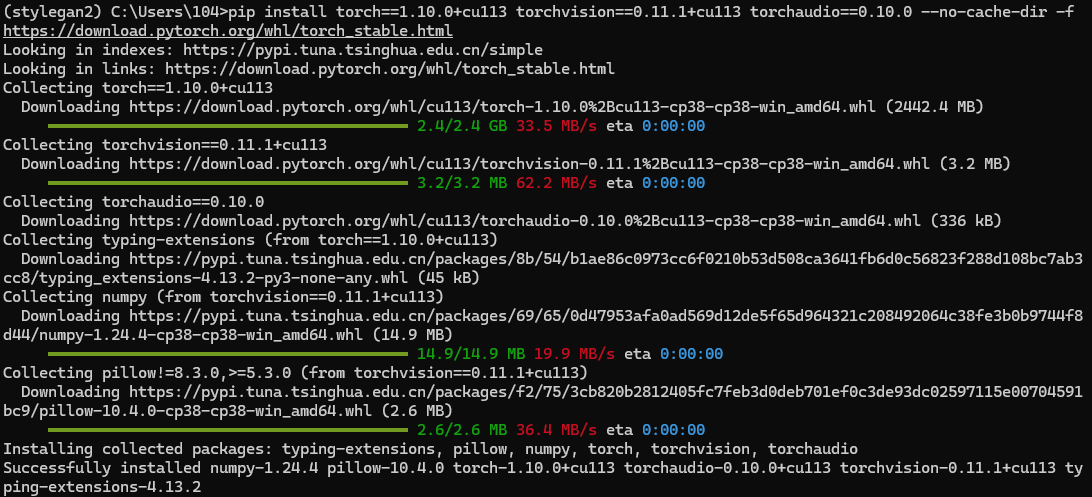 stylegan2-ada-pytorch环境配置与运行-CSDN博客