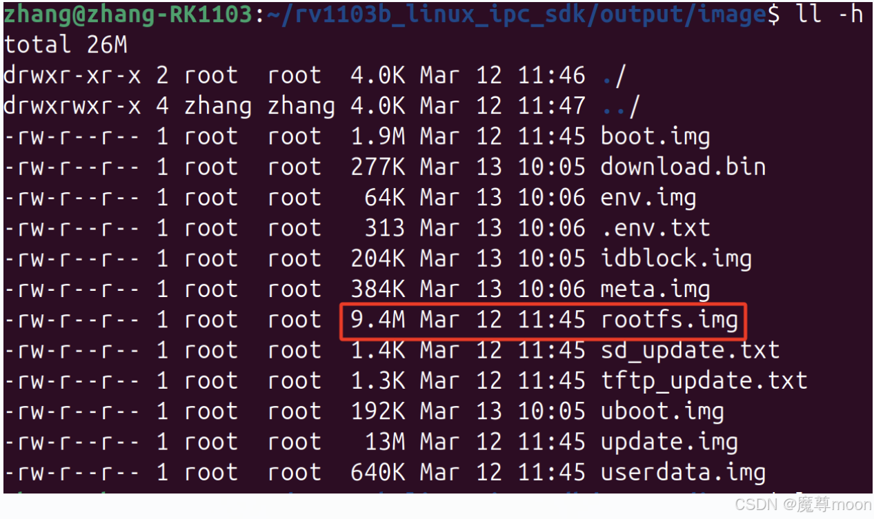 RK1103B 平台出现 ERROR: The rootfs.img file size is larger than the partition size! 的解法_rv1103b-CSDN博客