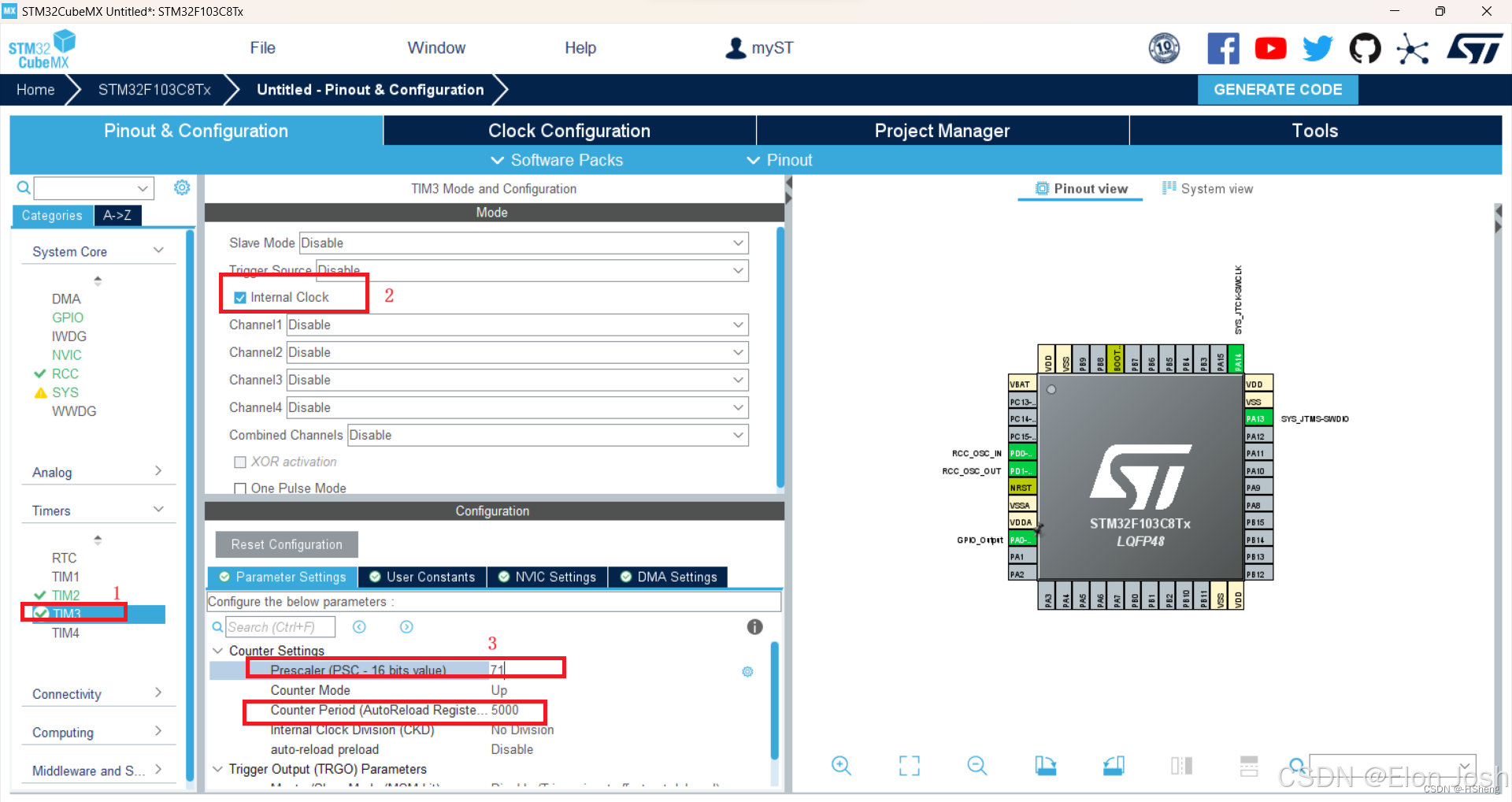 STM32—基于HAL库的定时器&PWM应用编程_stm32 hal pwm-CSDN博客