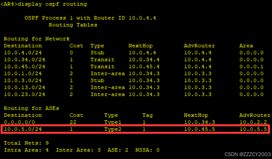 OSPF小实验--Stub区域和NSSA区域_ospfstub区域和nass区域-CSDN博客